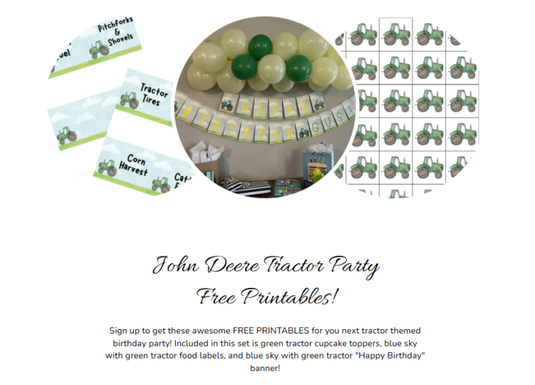John Deere Tractor Birthday Party - DIY With Me - Whitney